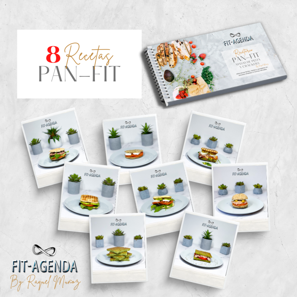 Recetario Pan-Fit, Masas de Pizza y Crackers - FIT-AGENDA®️